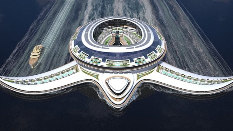 Floating City Saudi Arabia: World's Largest Turtle-shaped Pangeos Terayacht